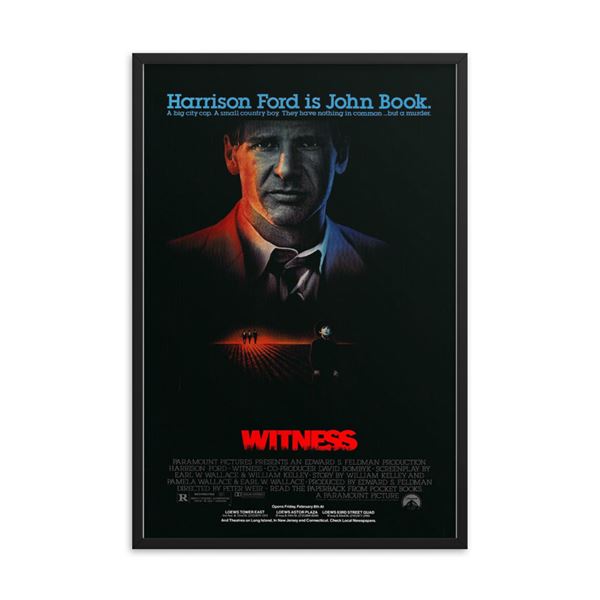 Witness 1985 REPRINT movie poster REPRINT