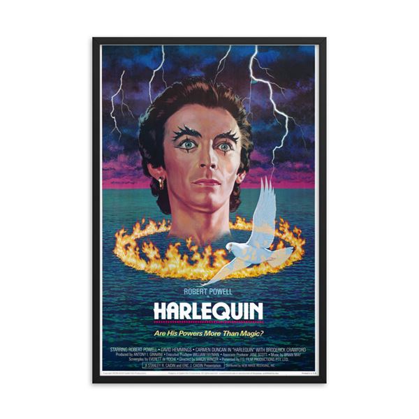 Harlequin 1982 REPRINT movie poster REPRINT