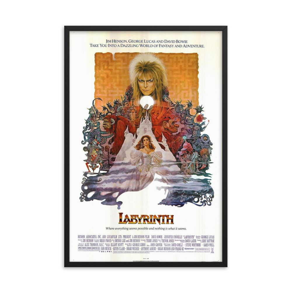 Labyrinth 1986 REPRINT movie poster REPRINT