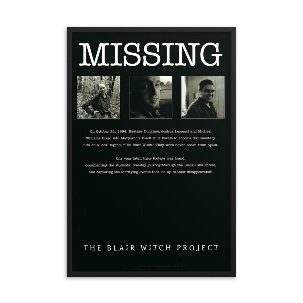 The Blair Witch Project 1999 REPRINT poster