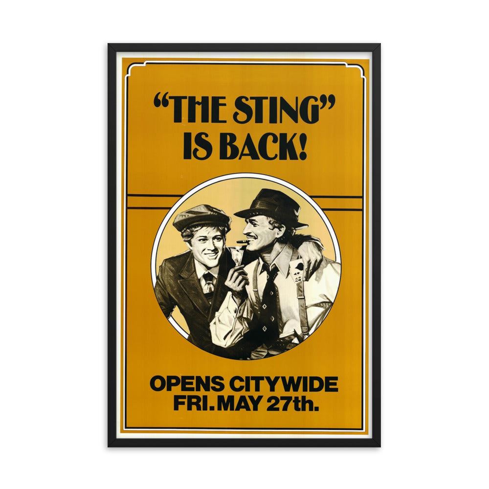 The Sting 1977 REPRINT advance poster REPRINT