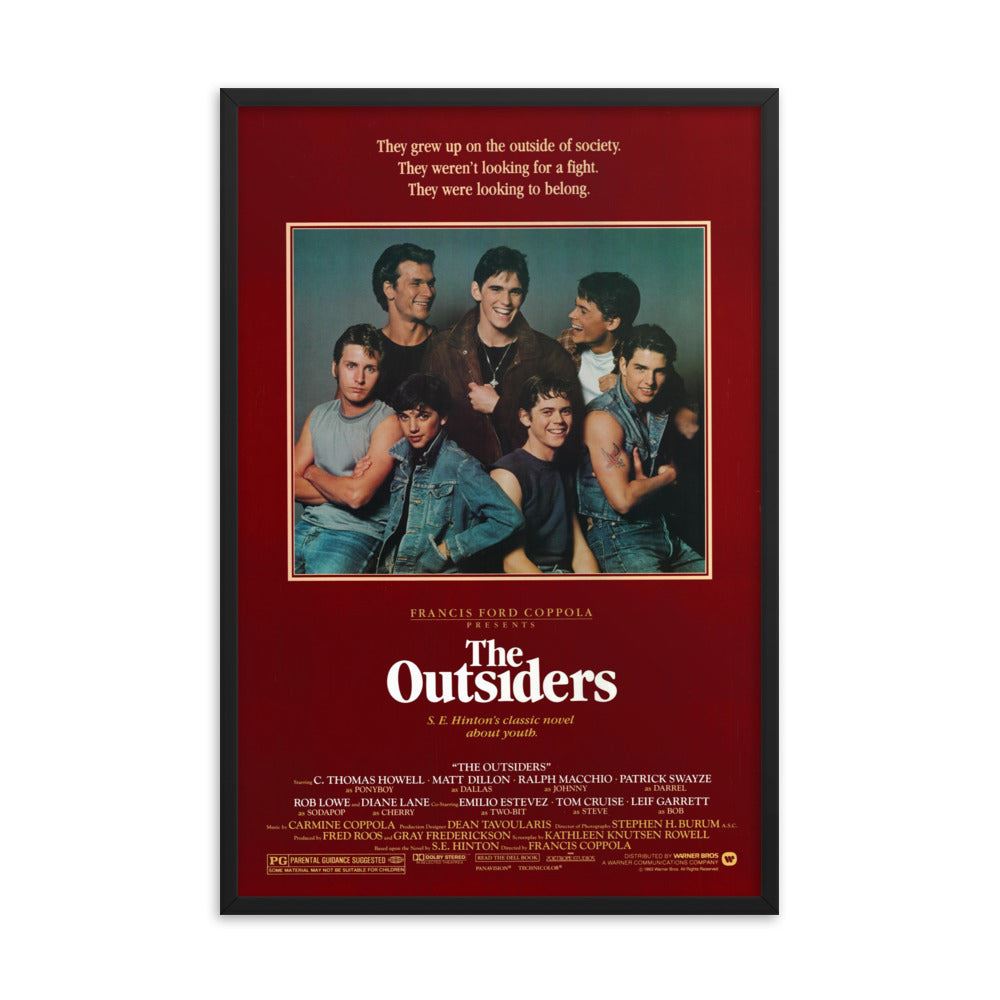 The Outsiders 1983 REPRINT movie poster REPRINT