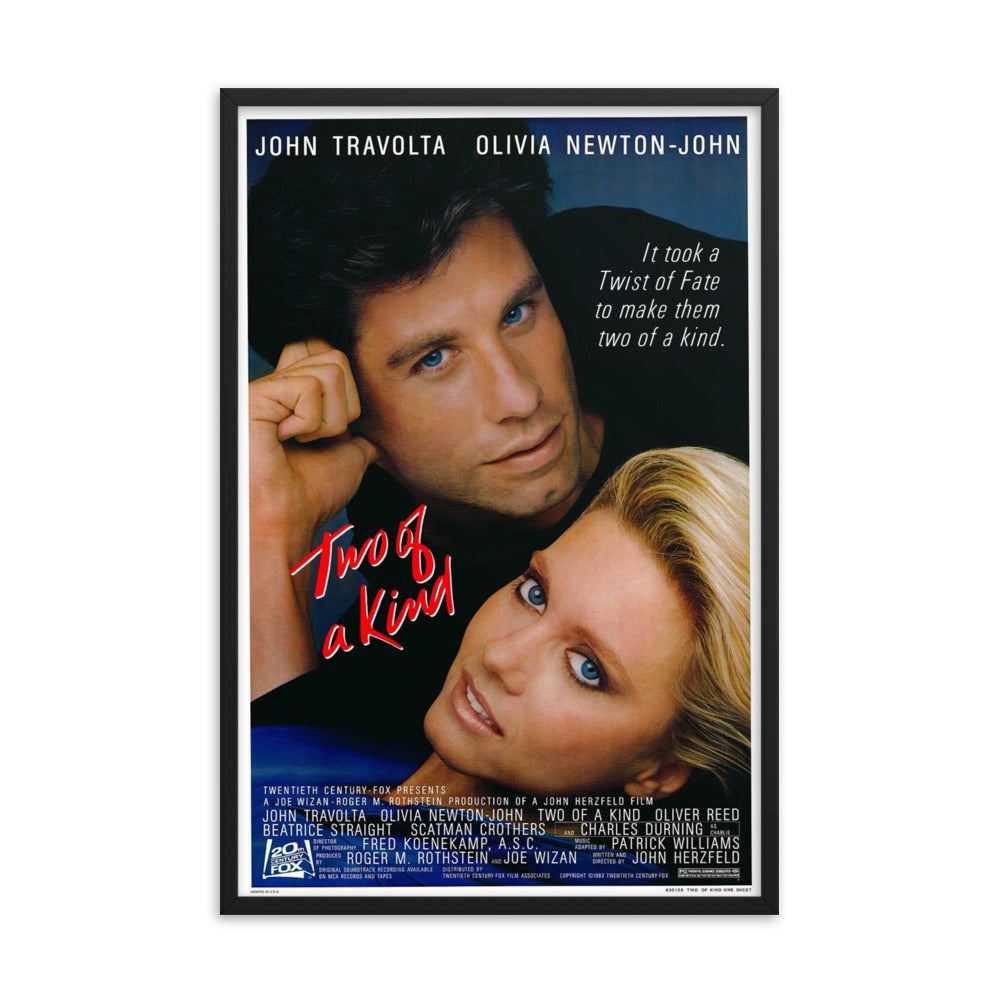 Two of a Kind 1983 REPRINT movie poster REPRINT