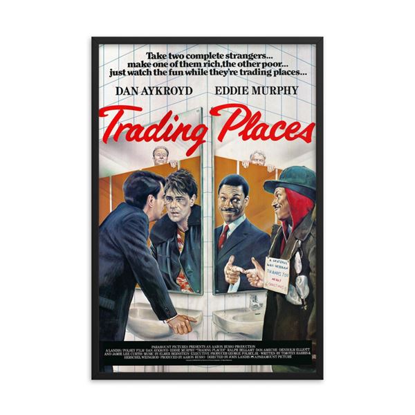Trading Places 1983 REPRINT movie poster REPRINT