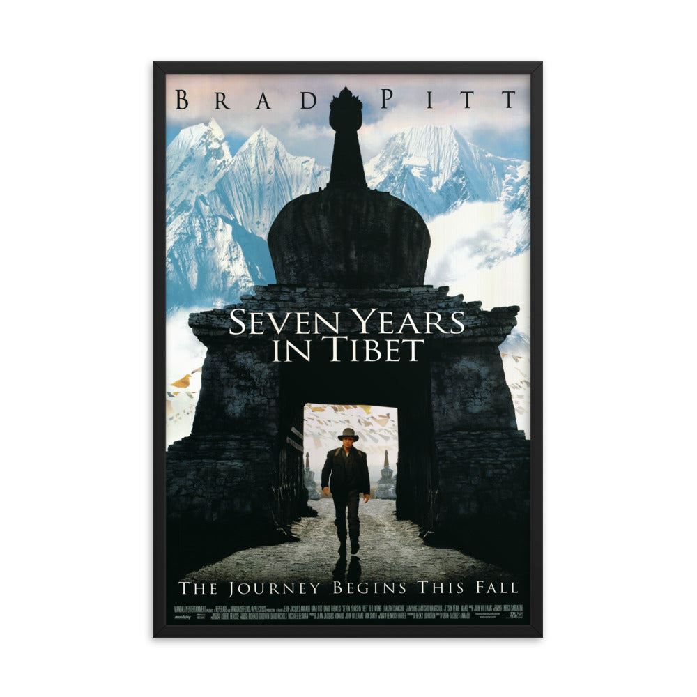 Seven Years in Tibet 1997 REPRINT poster REPRINT