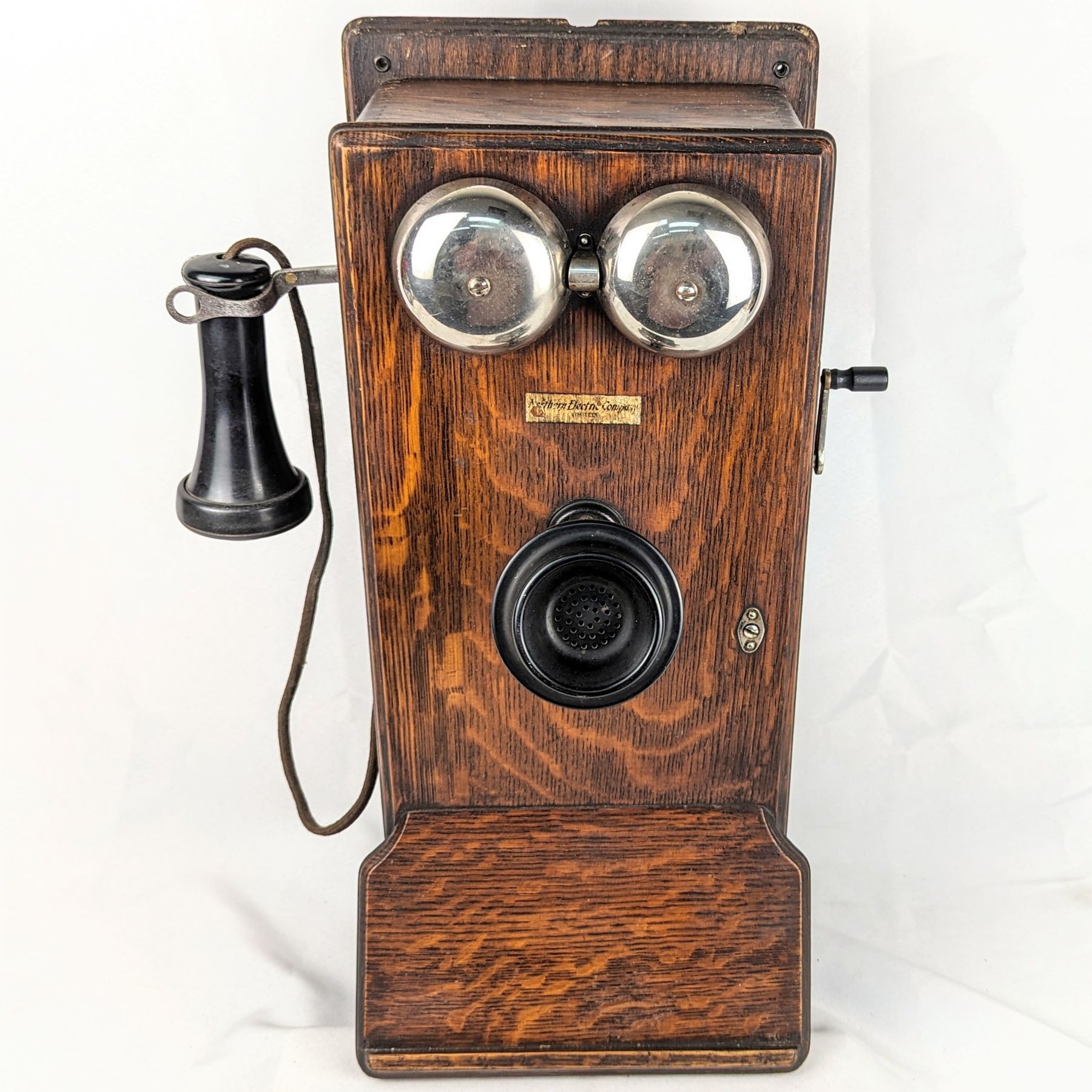 RARE! Antique Northern Electric Hand Crank Non Dial Wall Telephone