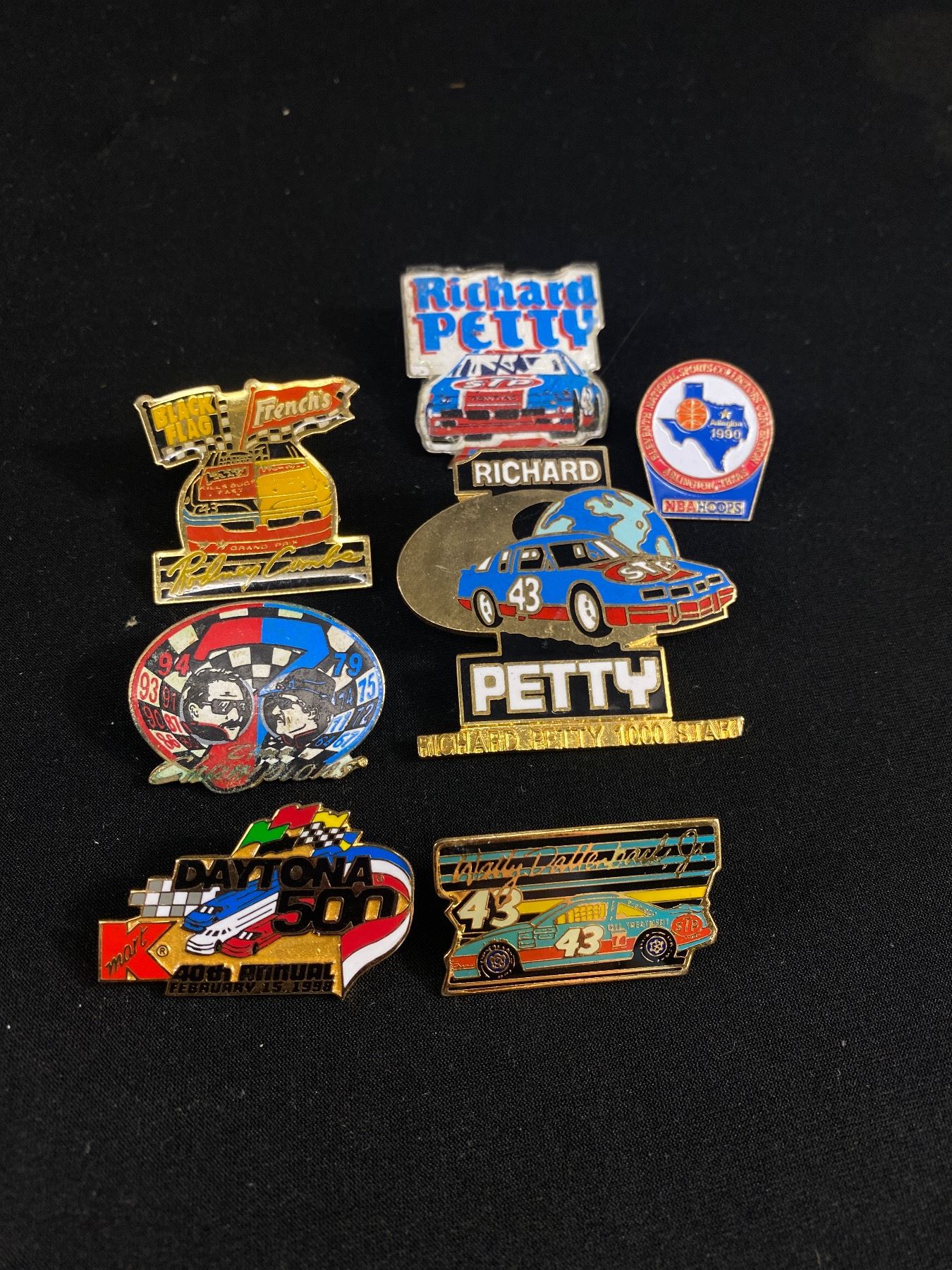 Collection Of Richard Petty Race Car Badges