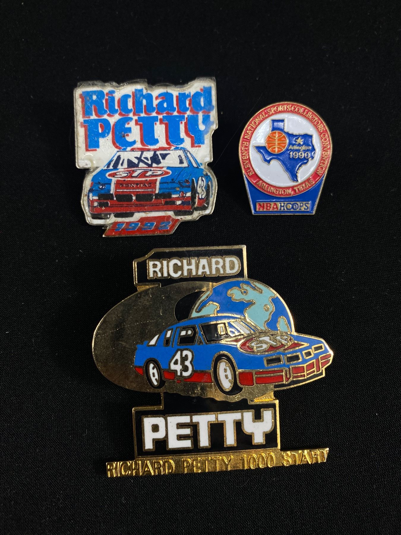 Collection Of Richard Petty Race Car Badges