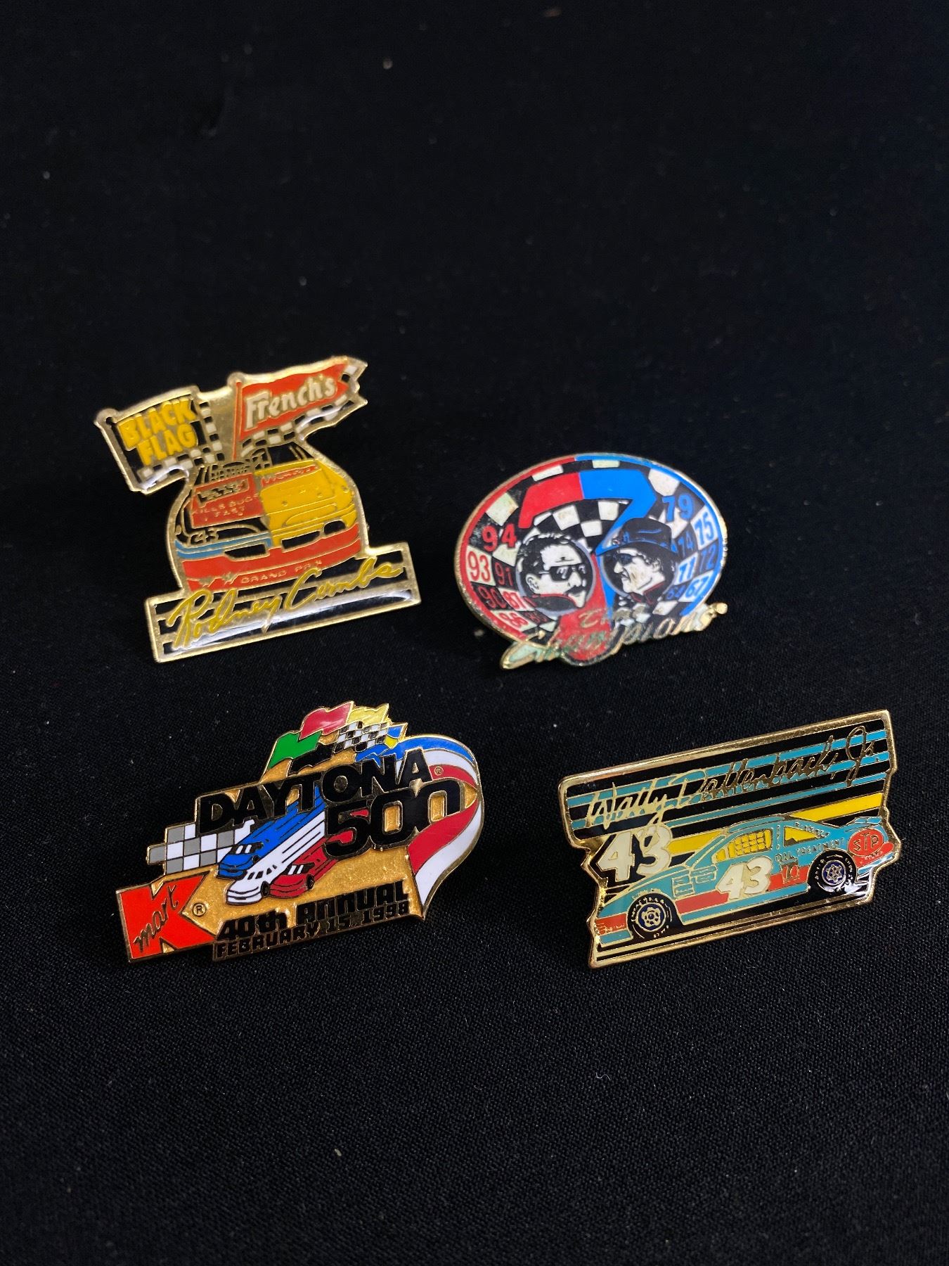 Collection Of Richard Petty Race Car Badges