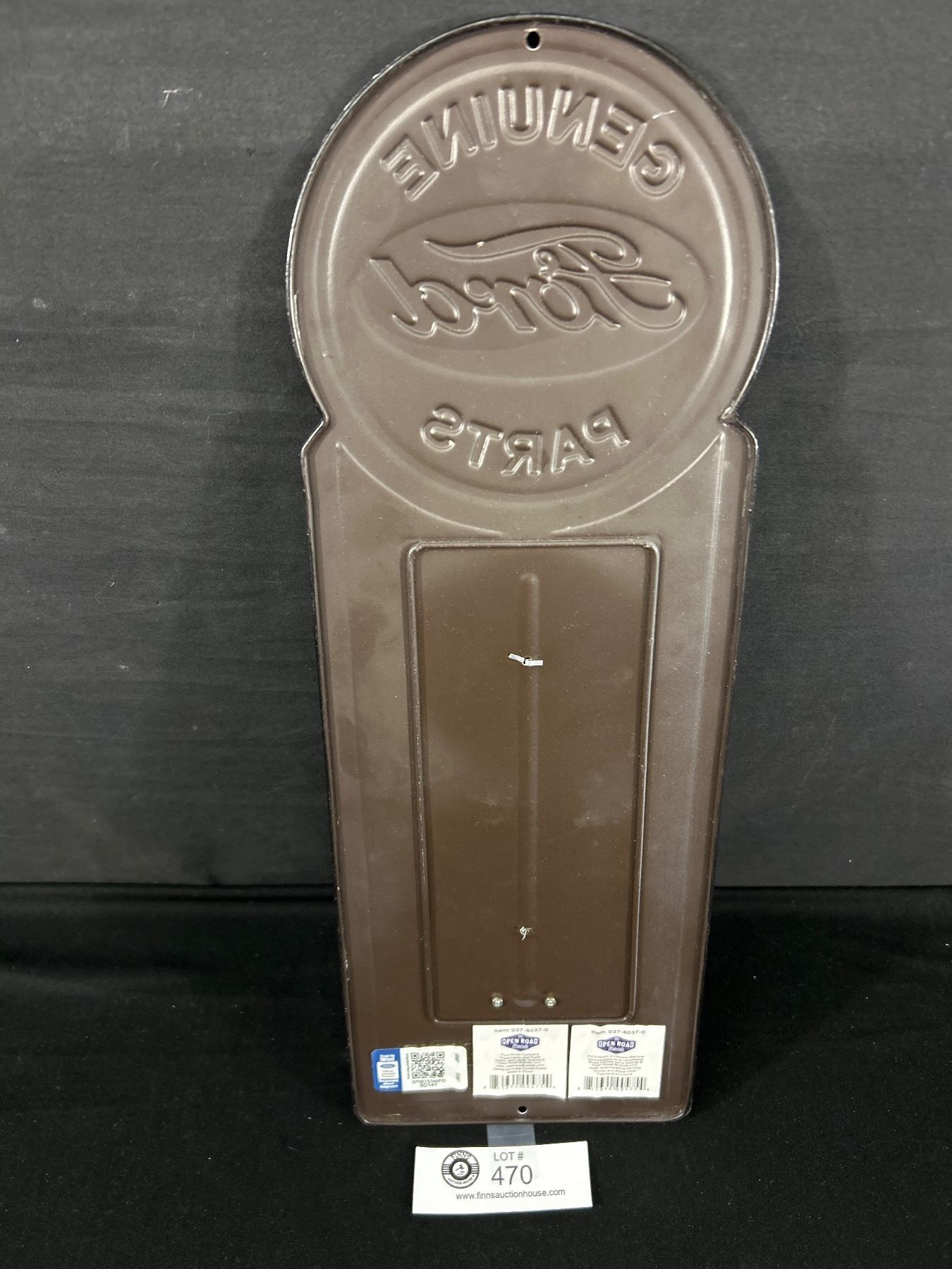 Genuine Ford Parts Tin Thermometer Sign. 15 1/2" L