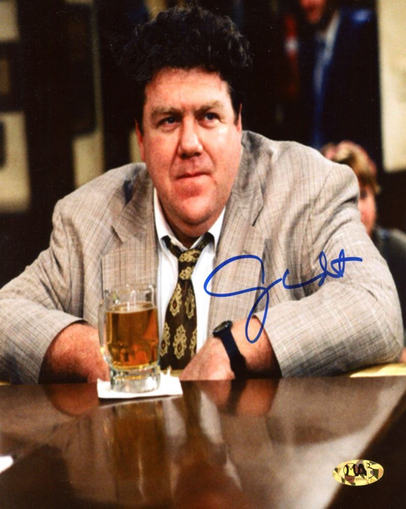 George Wendt Signed "Cheers" 8x10 Photo (MAB Hologram)