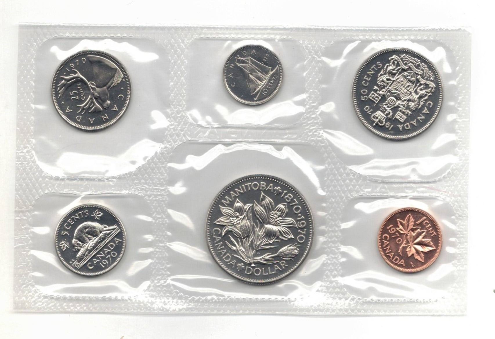 Canadian Coin Set 1970