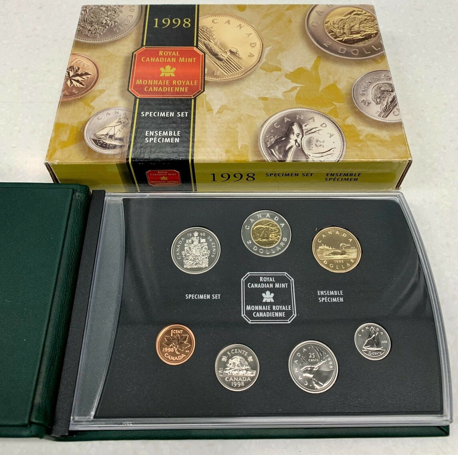 1998 Canadian Specimen Set in Case