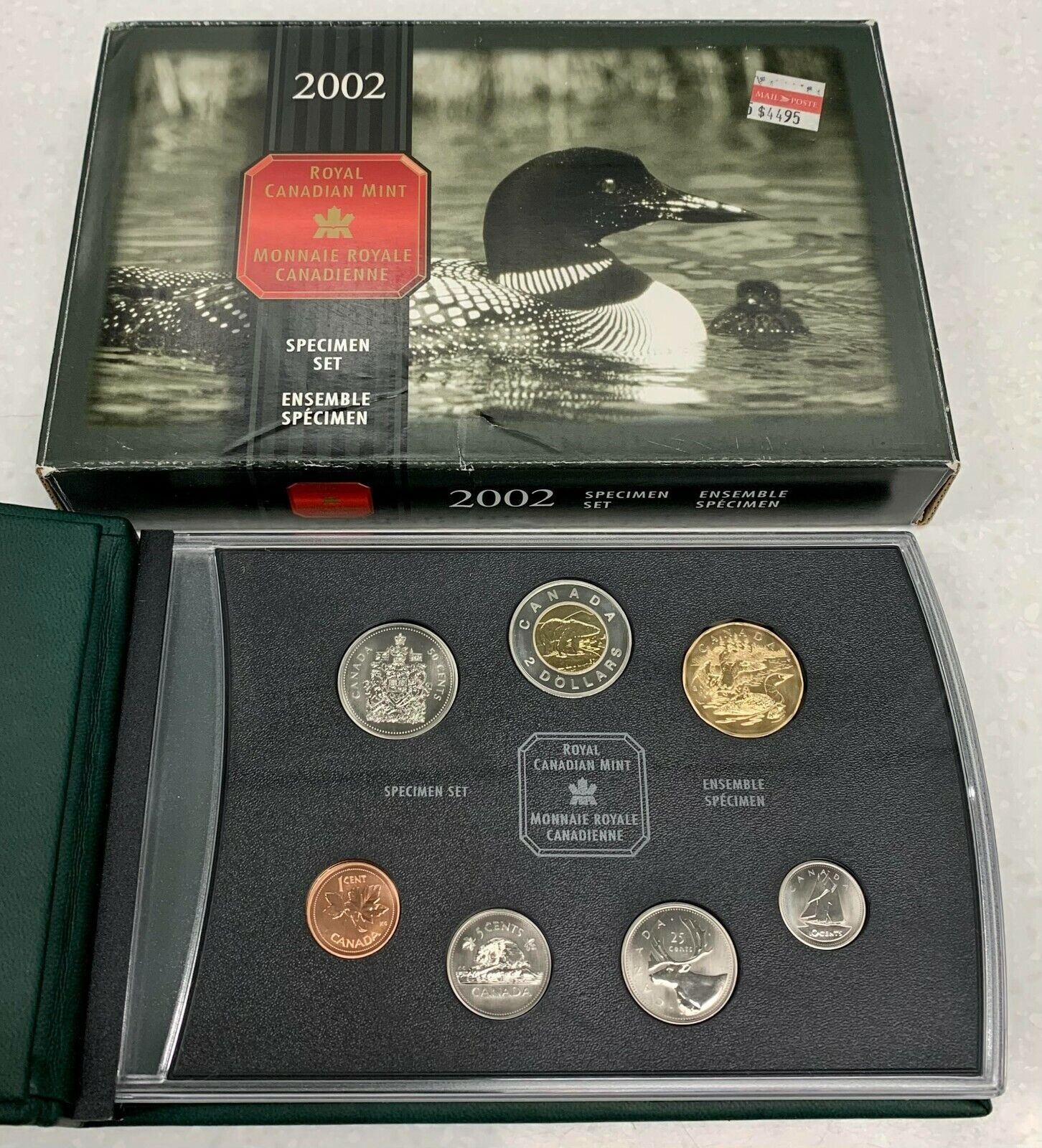 2002 Canadian Specimen Set in Case