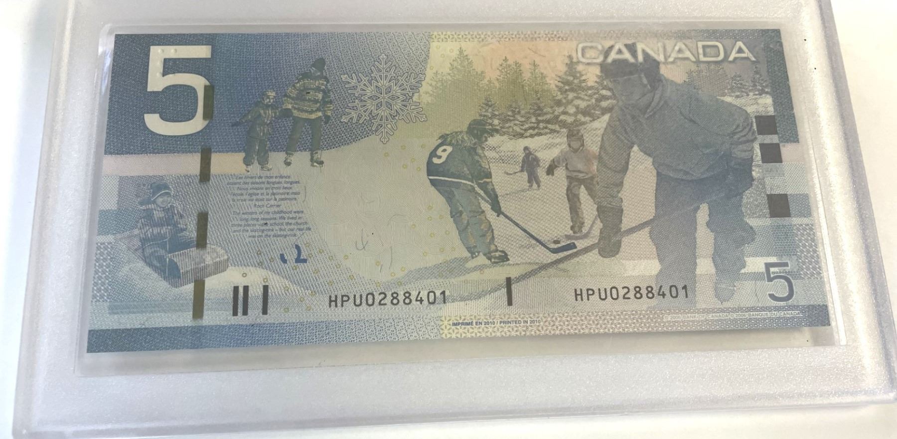 Five Dollar Canadian Bank Note