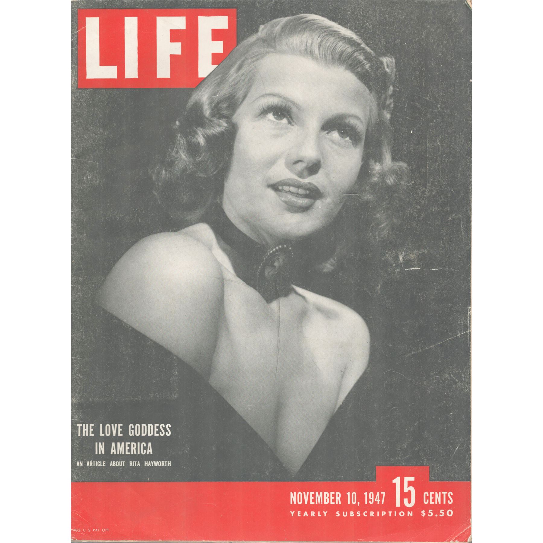 Rita Hayworth Life Magazine Nov. 10, 1947