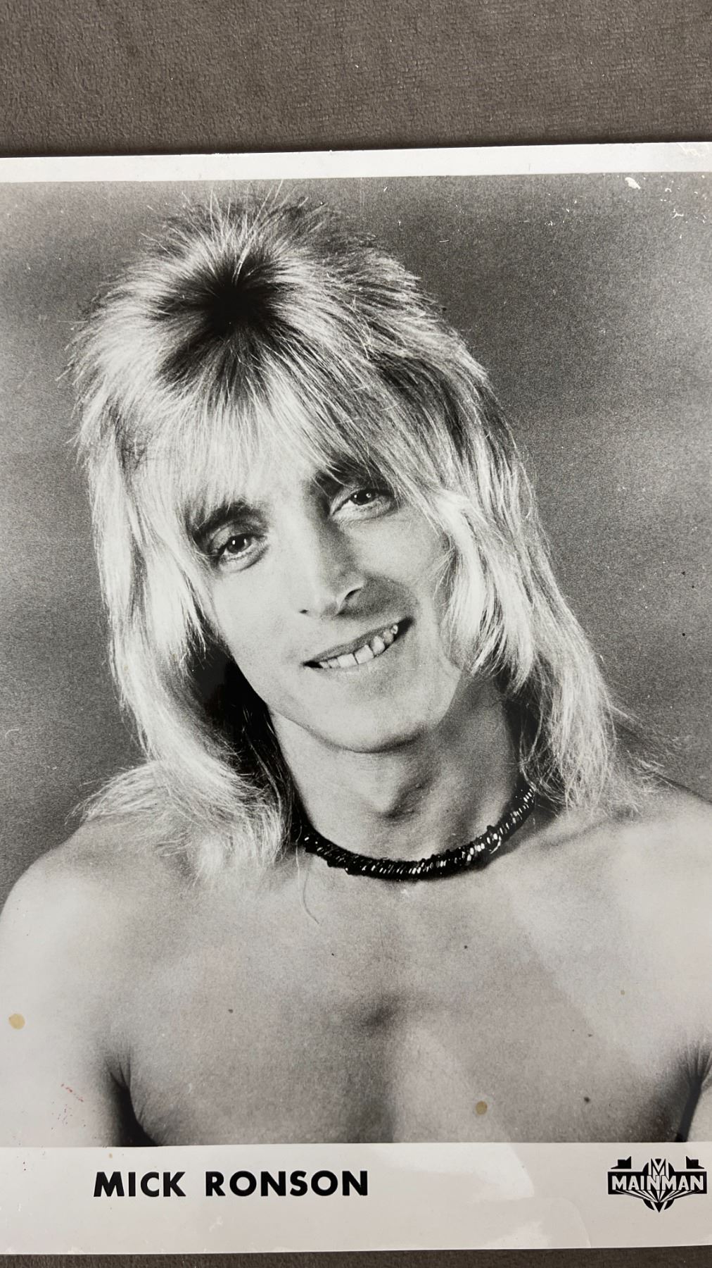 Richard Creamer Original Photograph of Mick Ronson