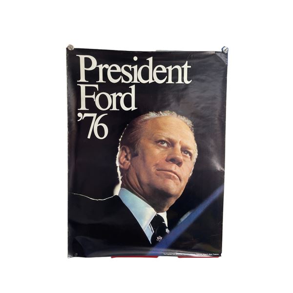 Vintage 1976 President Ford Campaign Poster