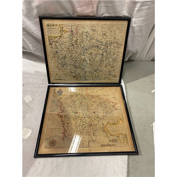 2 framed maps