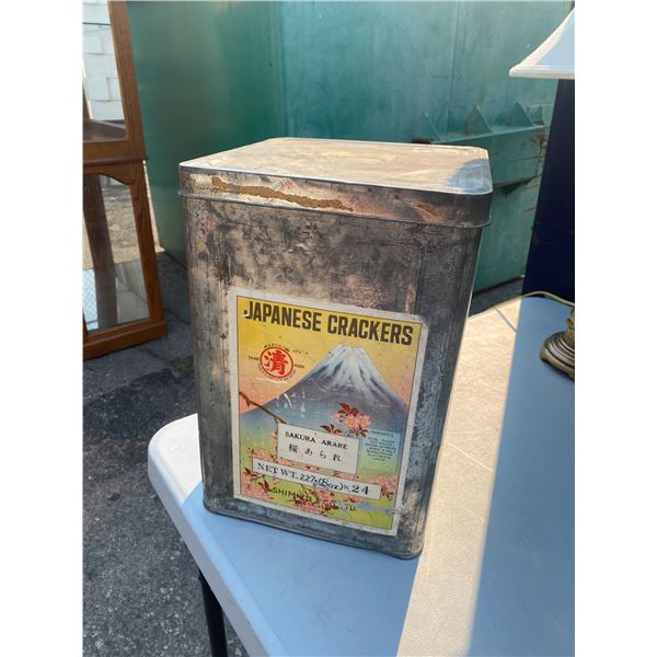 Japanese Crackers Tin