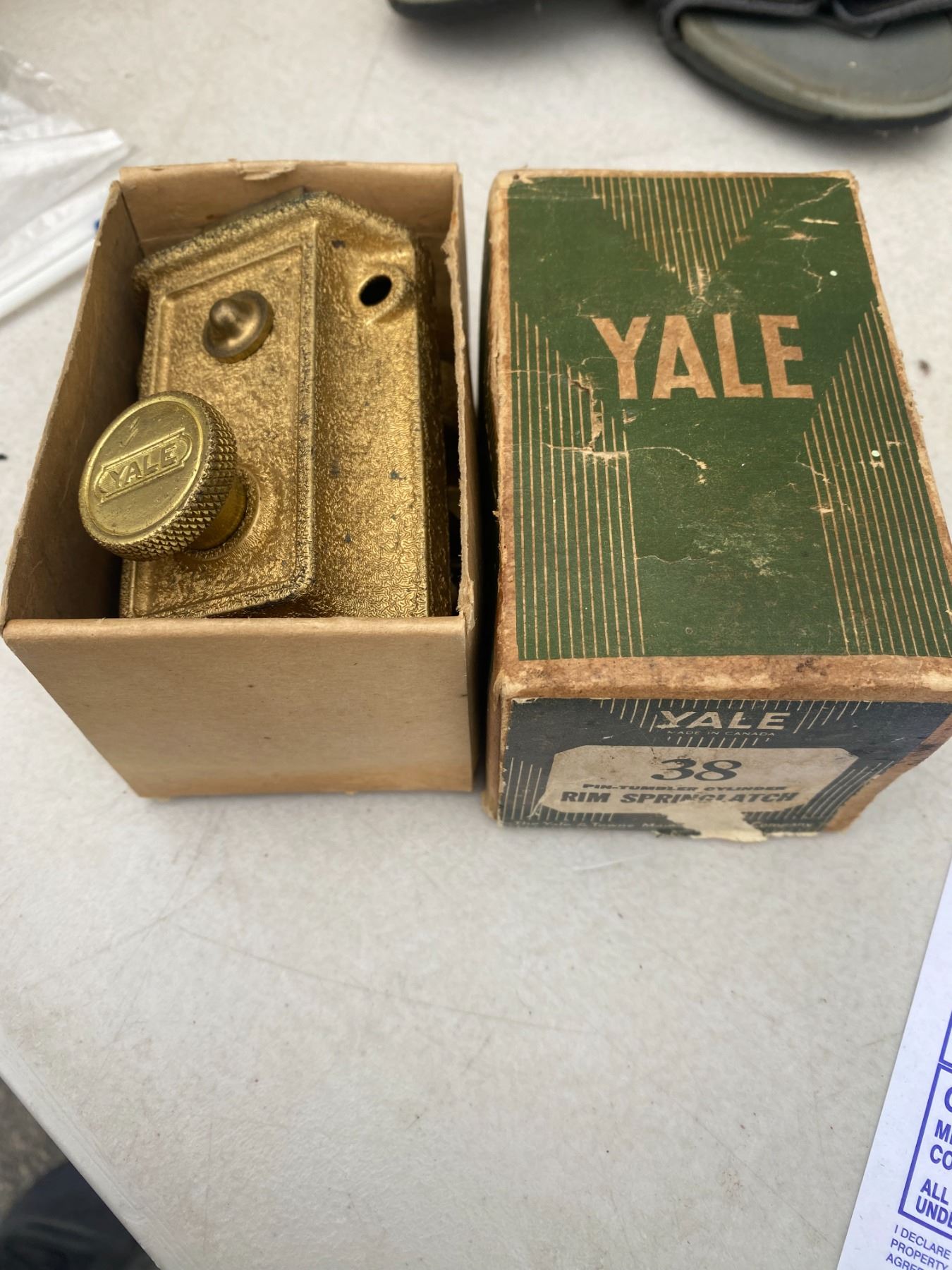 Vintage Yale lock
