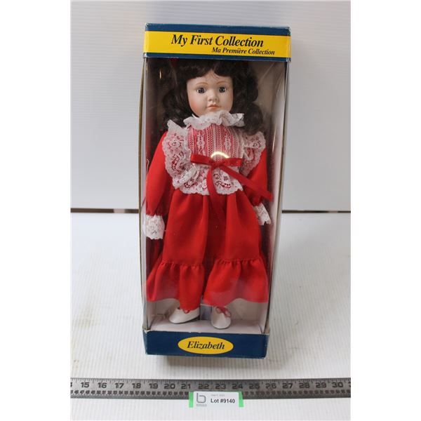 My First Collection Elizabeth Porcelain Doll Bodnarus Auctioneering
