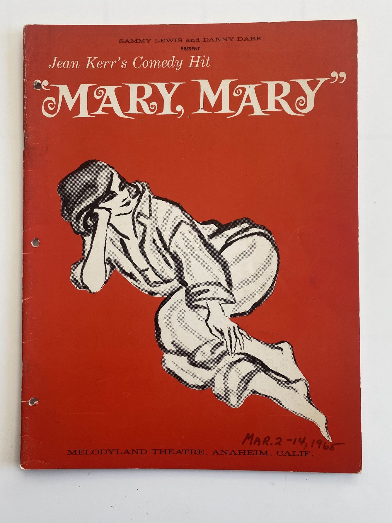 Mary, Mary cast signed program