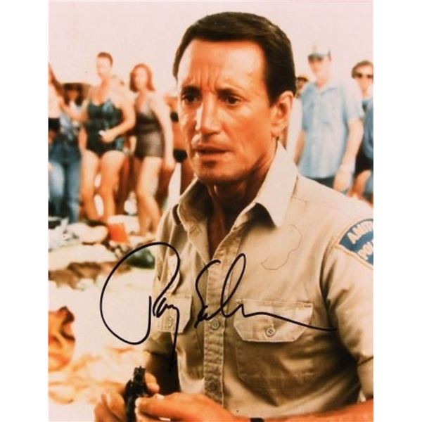 Roy Scheider signed Jaws photo