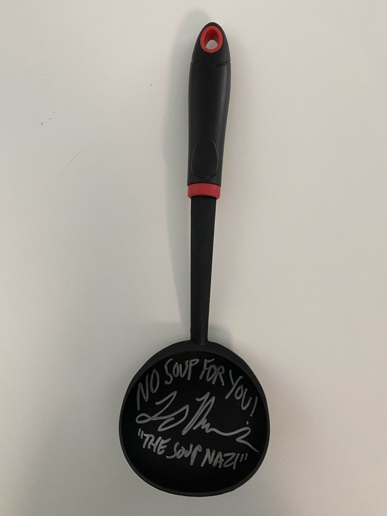 Seinfeld The Soup Nazi signed soup ladle