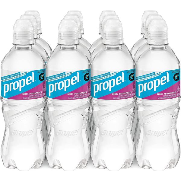 New Case Of 12 Gatorade Propel Berry Flavor Water