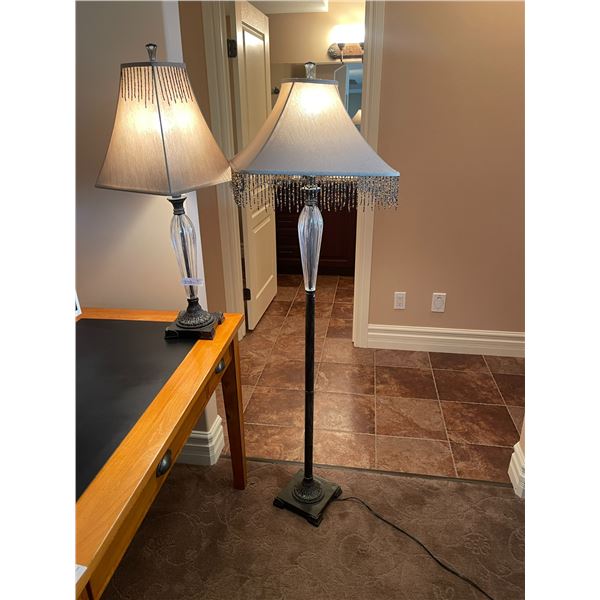 Tall And Short Lamp Beck Auctions Inc