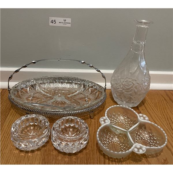 Assorted Cut Glass And Crystal Beck Auctions Inc
