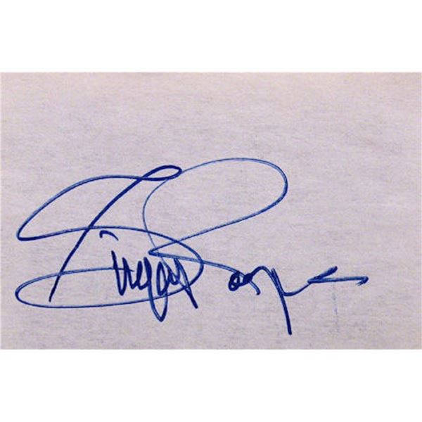 Ginger Rogers signature slip