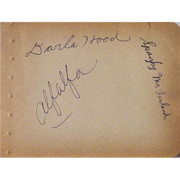 The Little Rascals signature slip