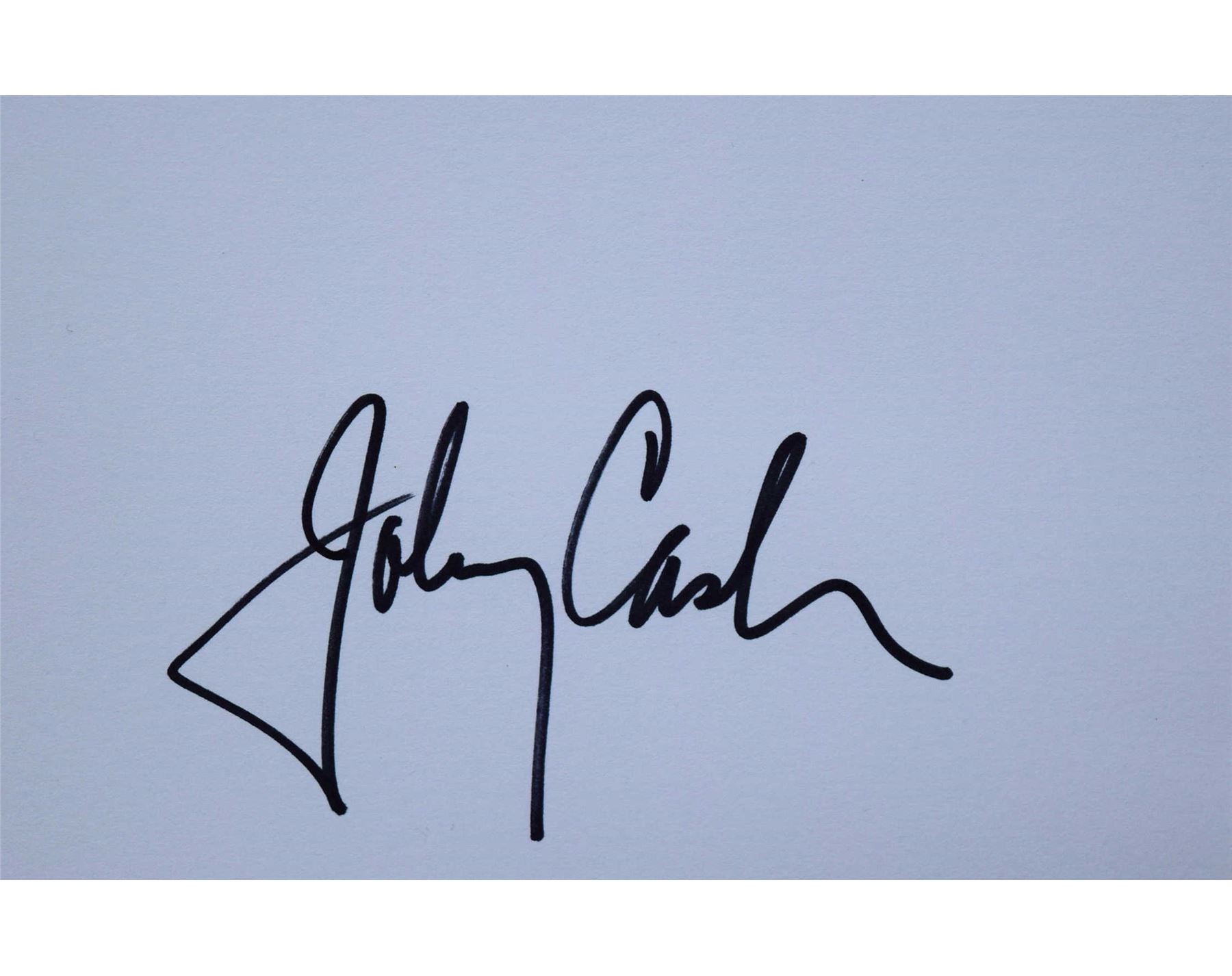 Johnny Cash signature slip