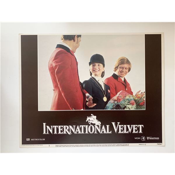 International Velvet original 1978 vintage lobby card