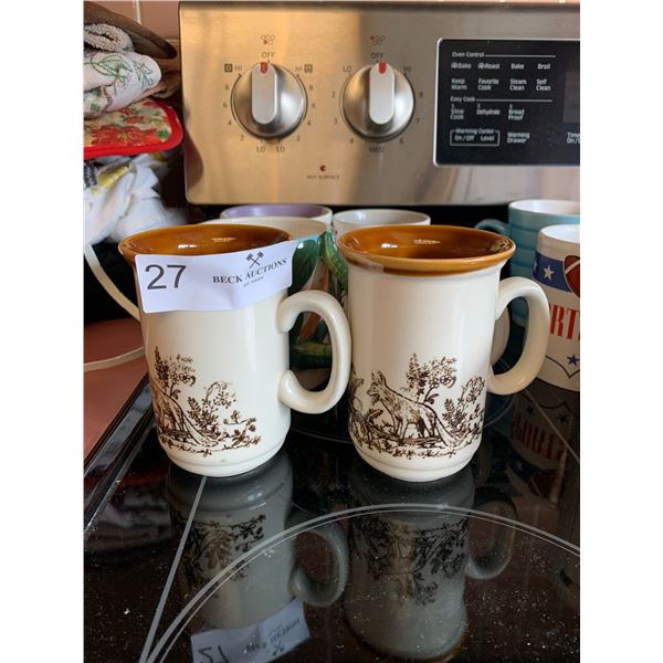 Set Of 6 Assorted Coffee Mugs Beck Auctions Inc