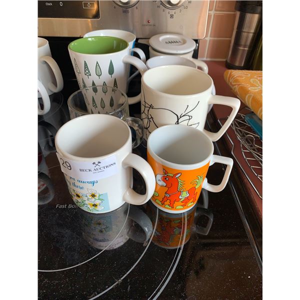 Set Of 8 Assorted Coffee Mugs Beck Auctions Inc