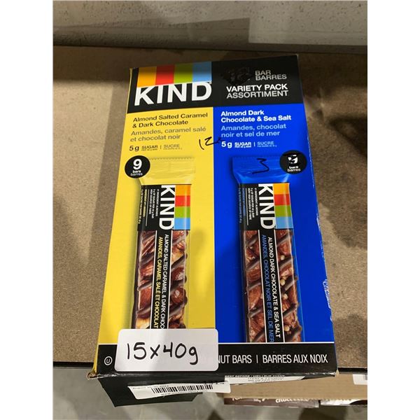 Kind Variety Pack Bars 15 X 40g Kind Variety Pack Bars 15 X 40g