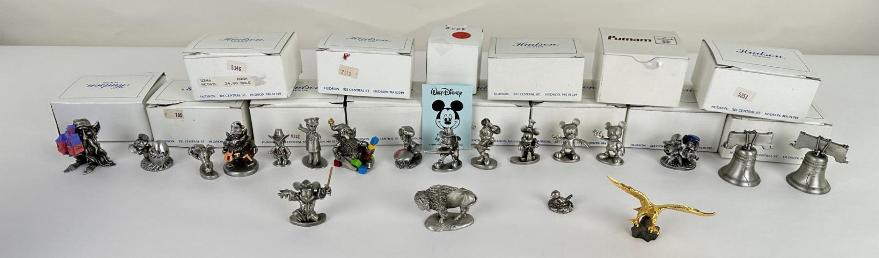 Collection of Pewter Figurines Disney
