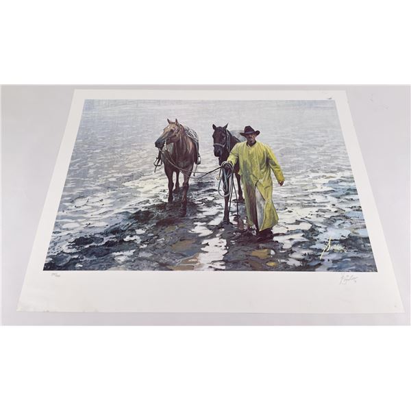 Gordon Snidow Cowboy Print Heading for the Barn