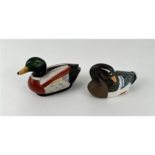 Painted Duck Figurines