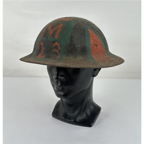 WWI WW1 Doughboy 23rd Engineer Battalion Helmet