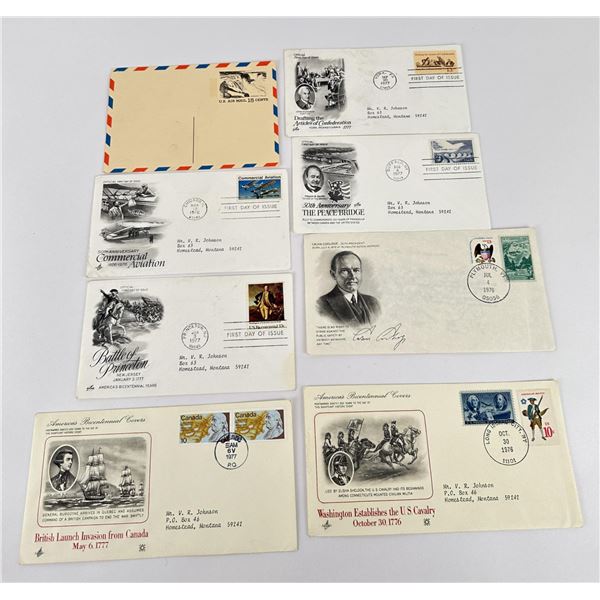Collection of First Day Issue Covers Envelopes