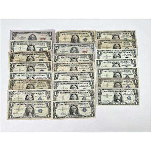 Silver Certificates and Red Seal Notes