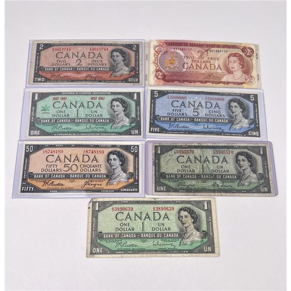 Collection of Canadian Bank Notes