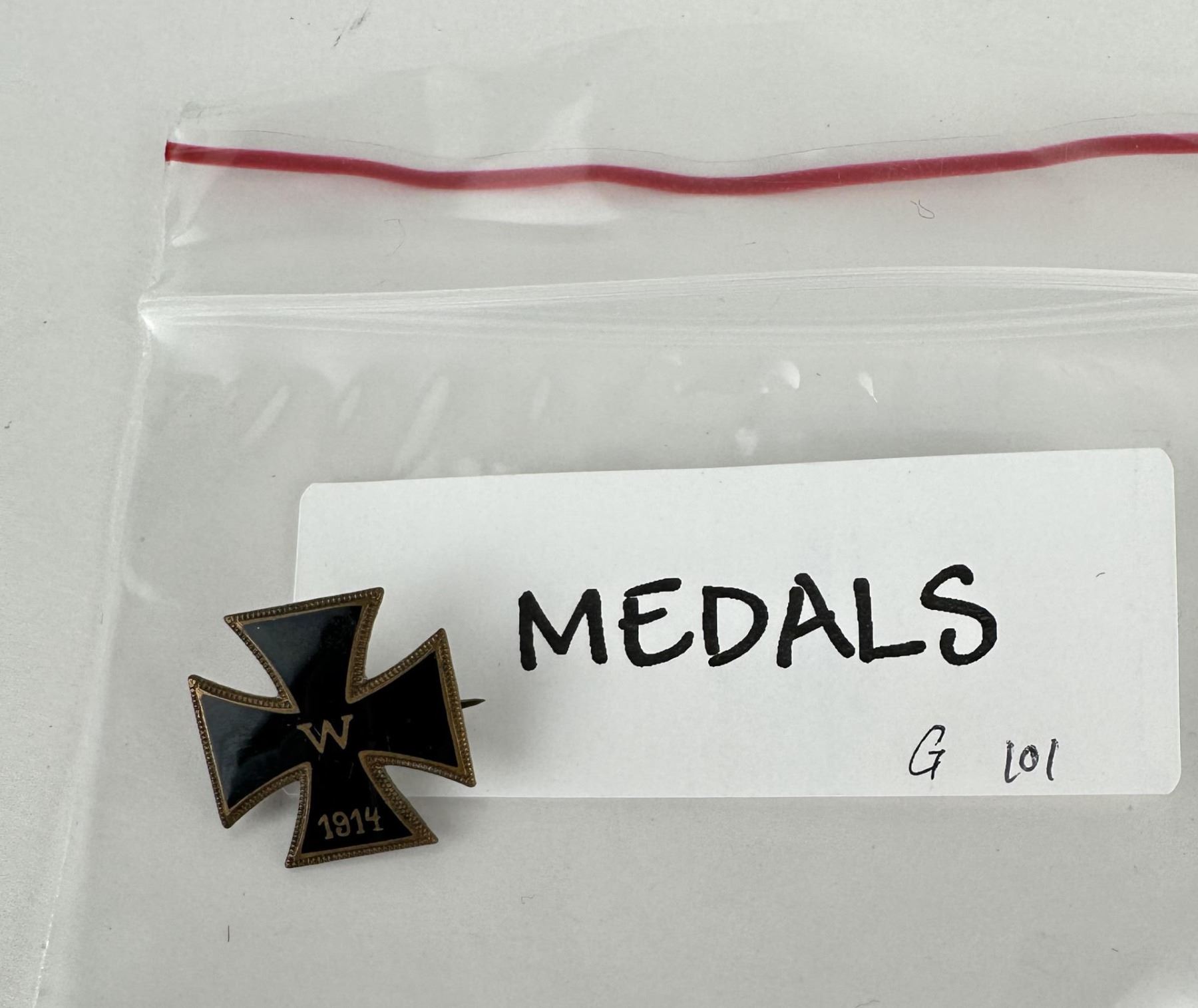WWI WW1 German Iron Cross Enamel Miniature