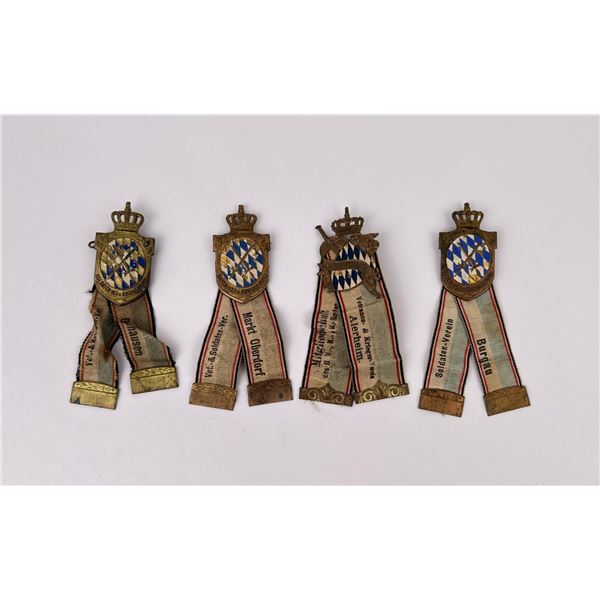 WWI WW1 Bavarian German Veteran Badges
