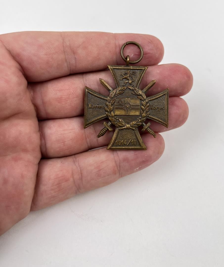 WWI WW1 Imperial German Navy Flanders Cross