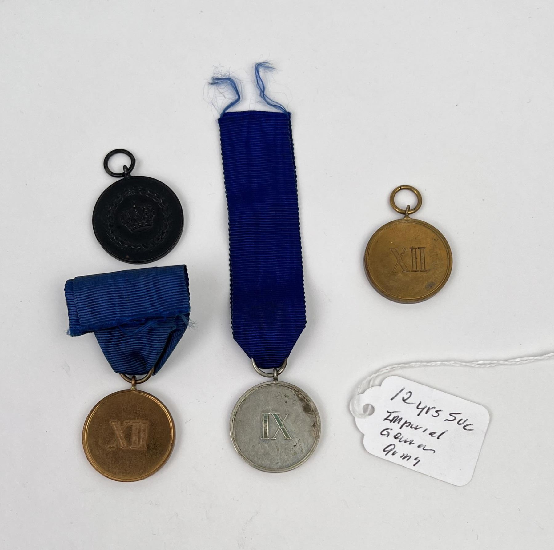 WWI WW1 Imperial German Service Award Medals